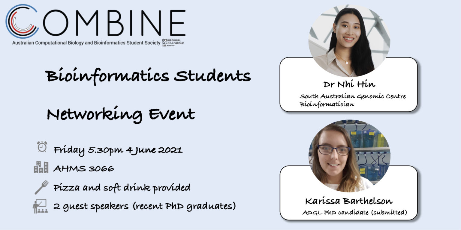 Upcoming: Student Networking Event (Adelaide) – COMBINE Australia